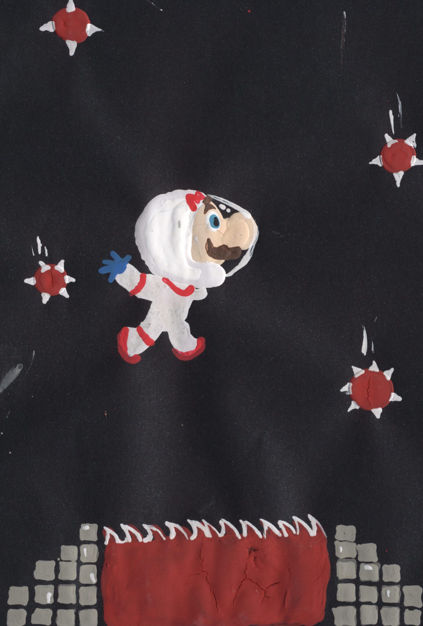 'Space Mario' - The Art Spread